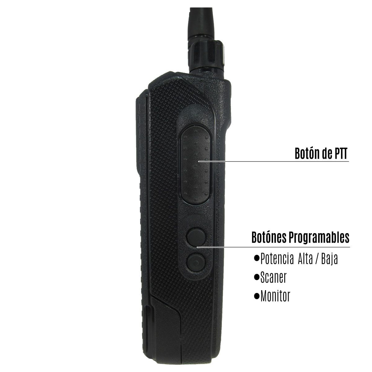 Radio Motorola DEP550e Digital LAH02RDC8UA1AN UHF 403-527 MHz - Tecplan ...